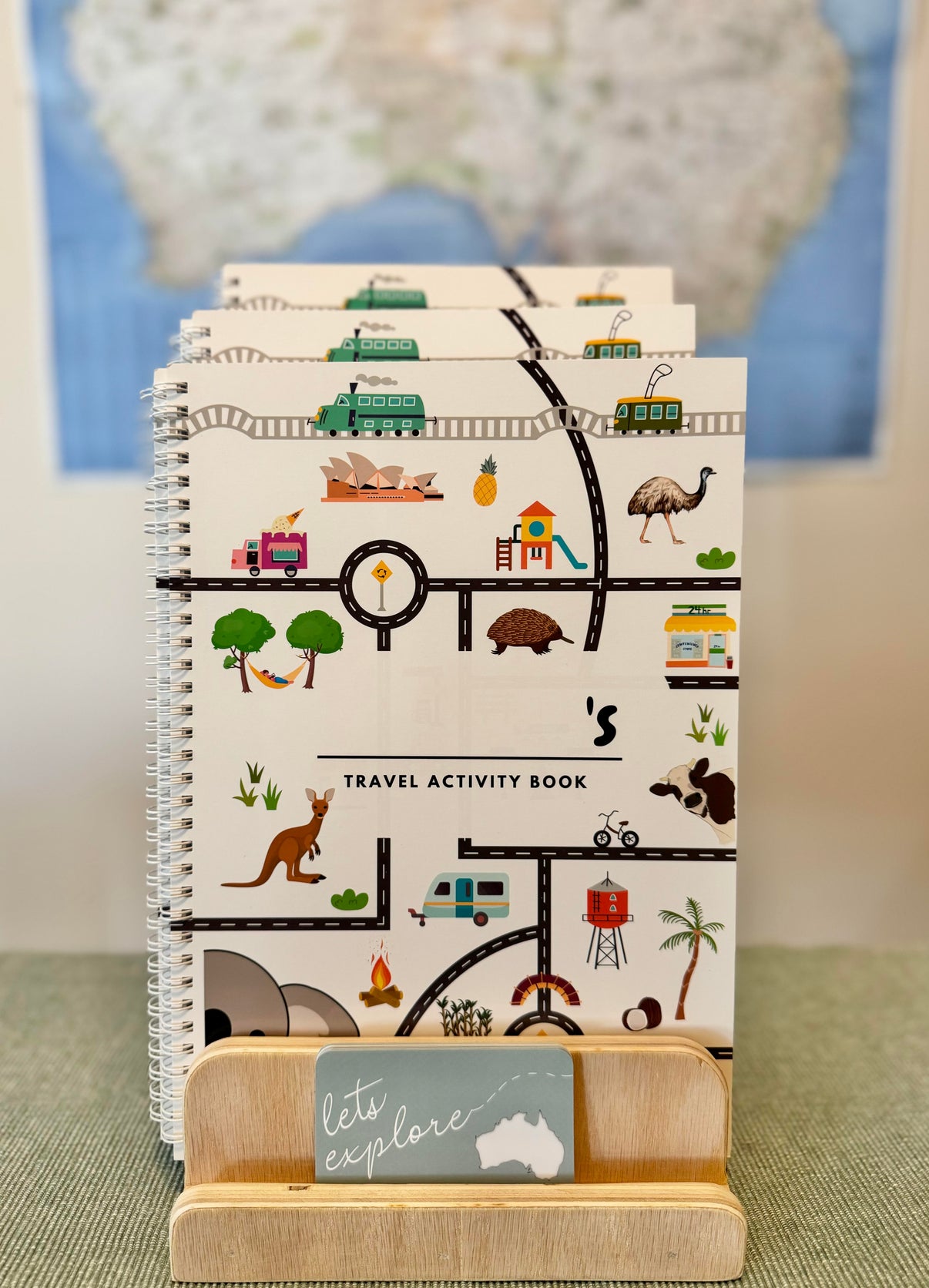 Kids Australian Inspired Travel Activity Book | Australian Designed ...