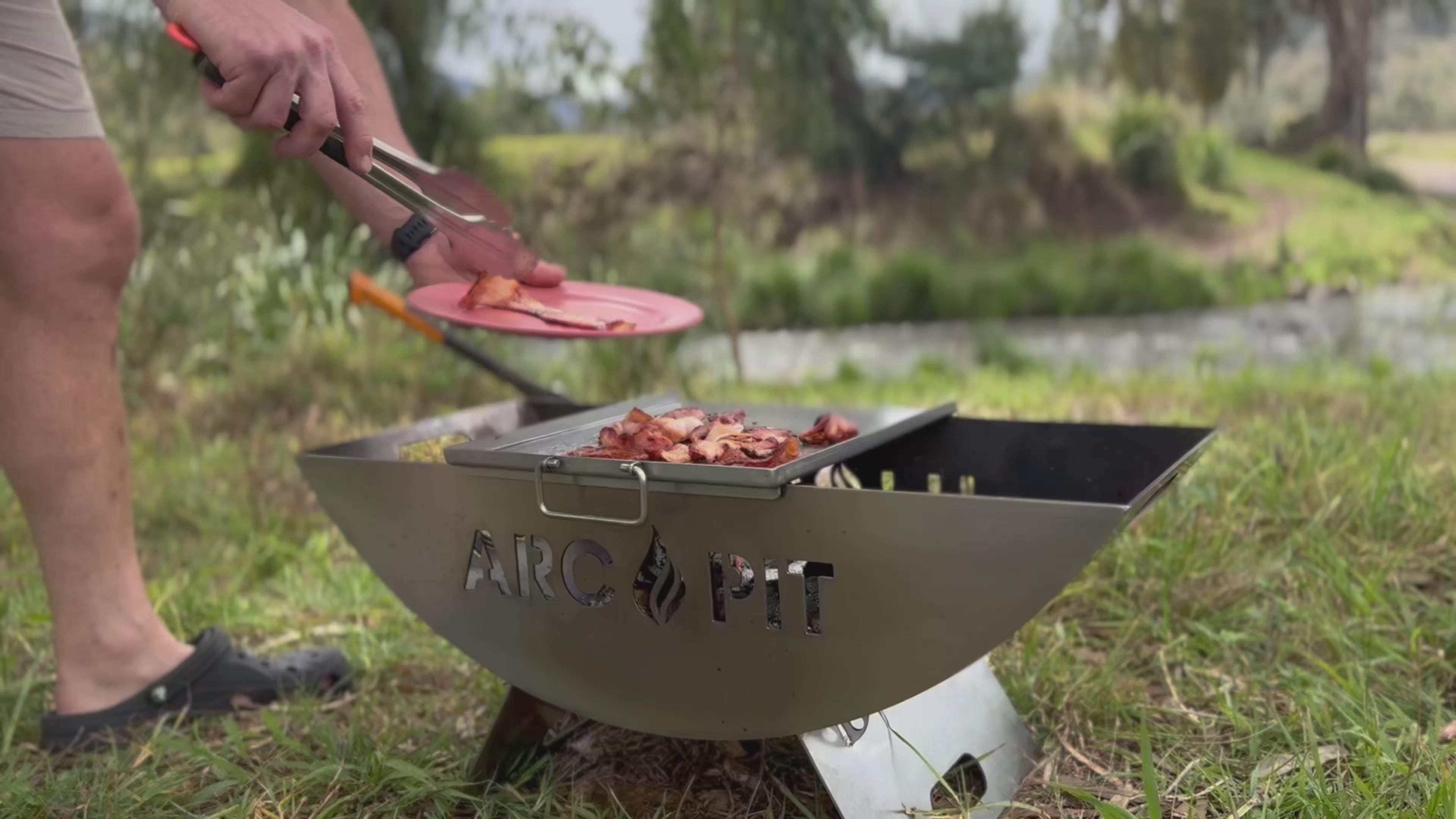 ArcPlate | Outdoor BBQ Plate | Upgrade your Campfire – ArcMate Pty Ltd